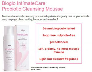 Bioglo IntimateCare Probiotic Cleansing Mousse - I Beauty Today